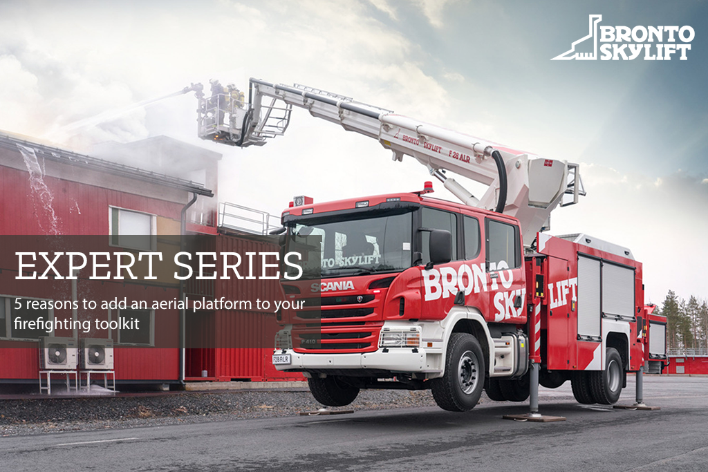 5 reasons to add an aerial platform to your firefighting | Bronto Skylift