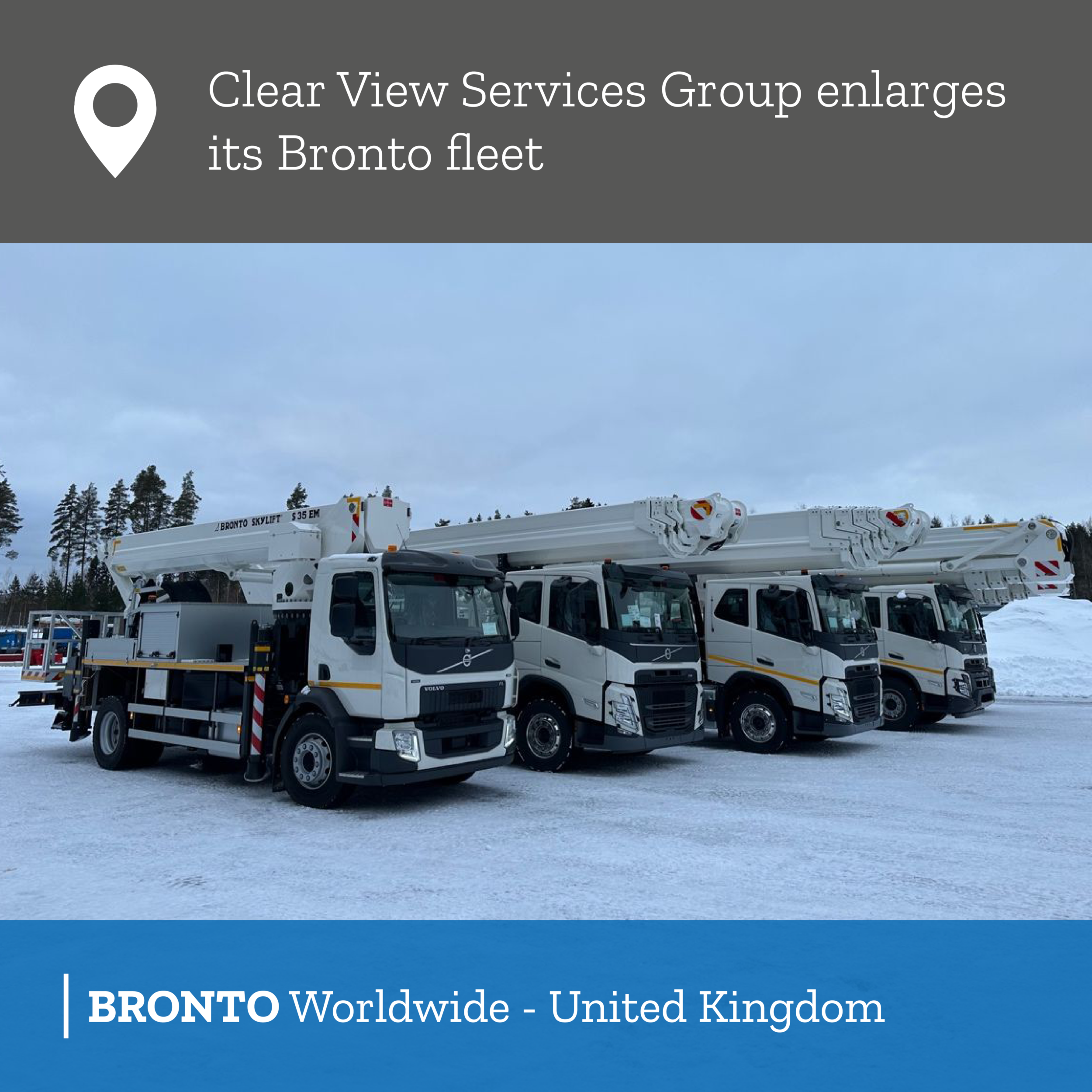 Clear View Services Group enlarges its Bronto fleet